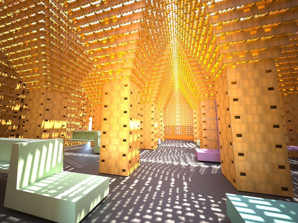 The Atomium - Hanging Pods - modlar.com