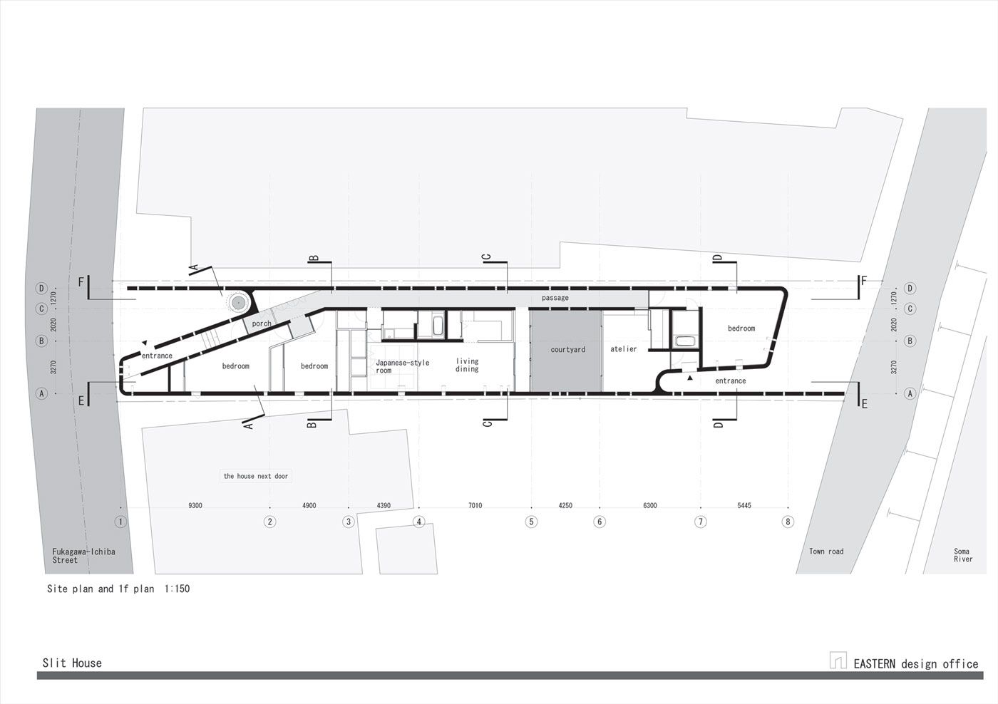 Slit House - Site plan - modlar.com