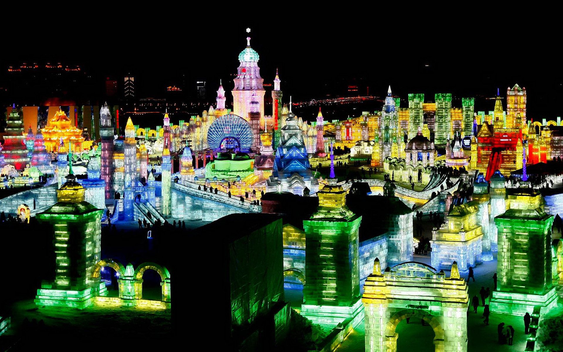 Harbin International Ice And Snow Festival - Night/Exterior - modlar.com
