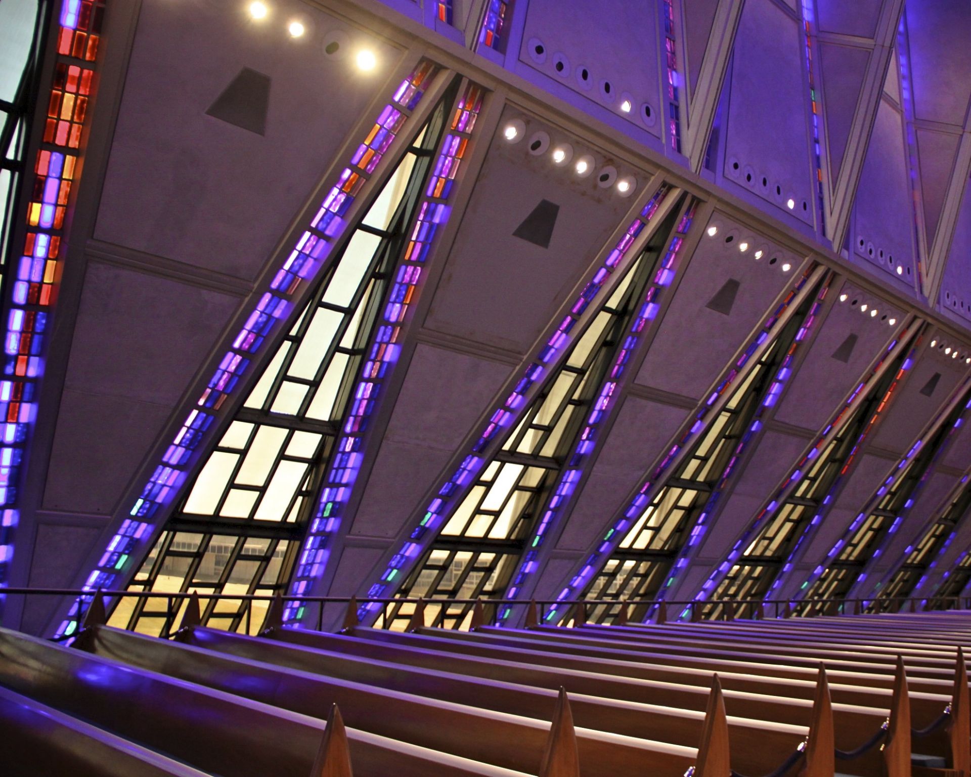 US Air Force Academy Chapel - Exterior - modlar.com