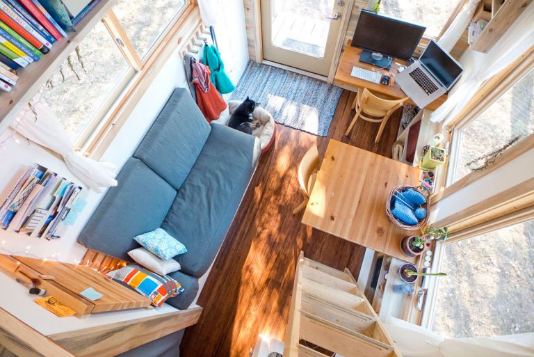Tiny House Project - View from Above, Interior - modlar.com