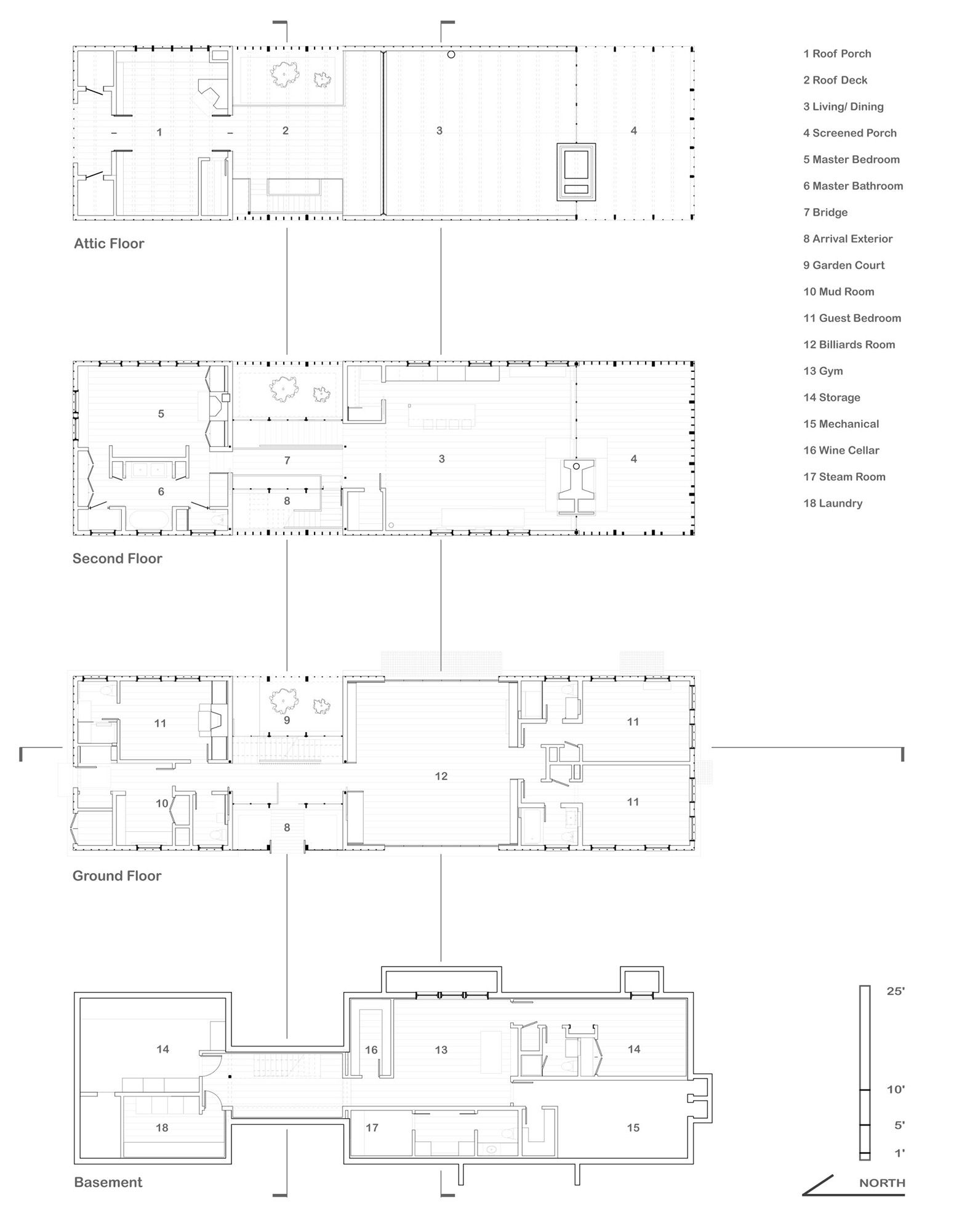 Louver House, Barn Conversion - Floor Plan - modlar.com