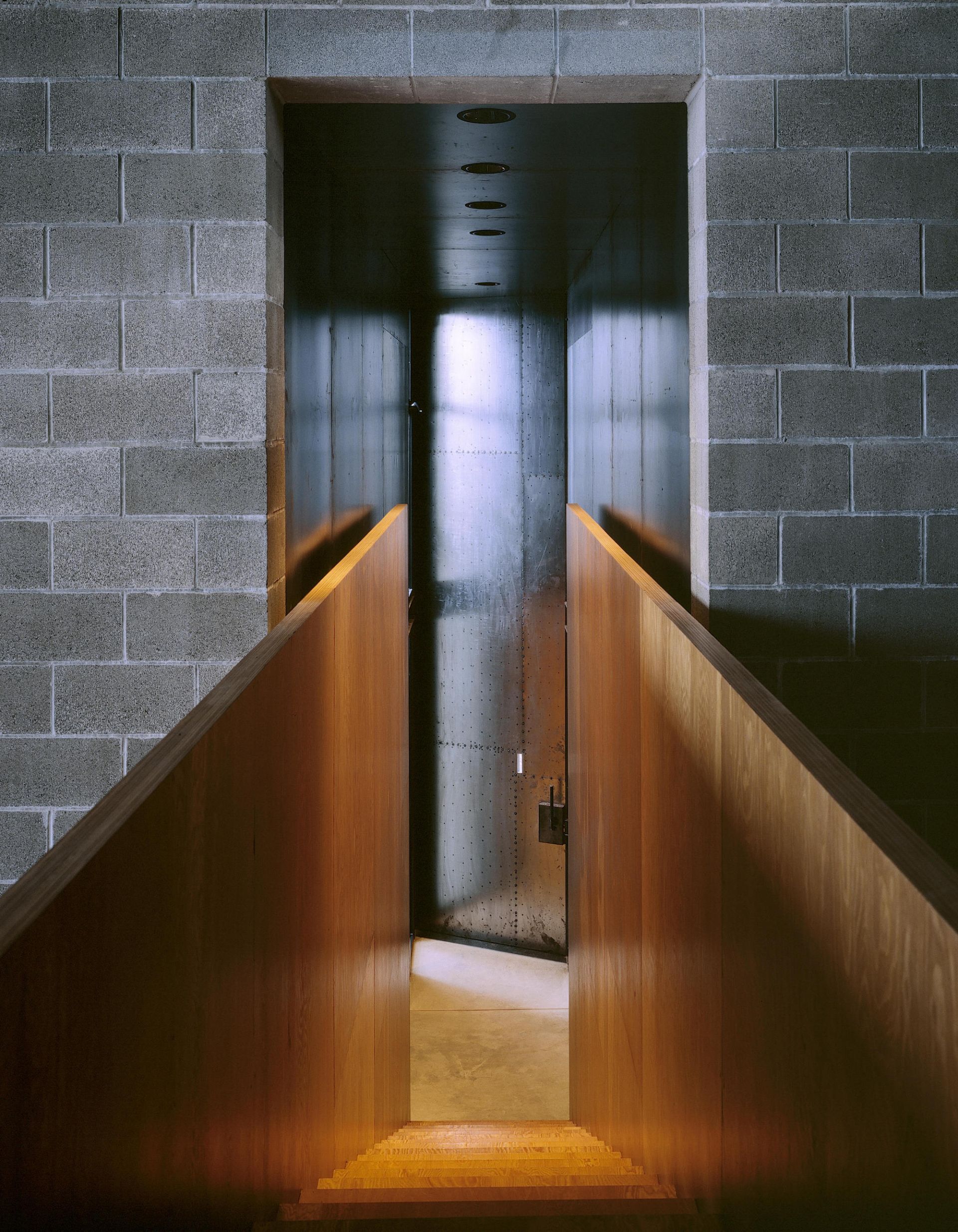 Chicken Point Cabin - Exterior at Night - modlar.com