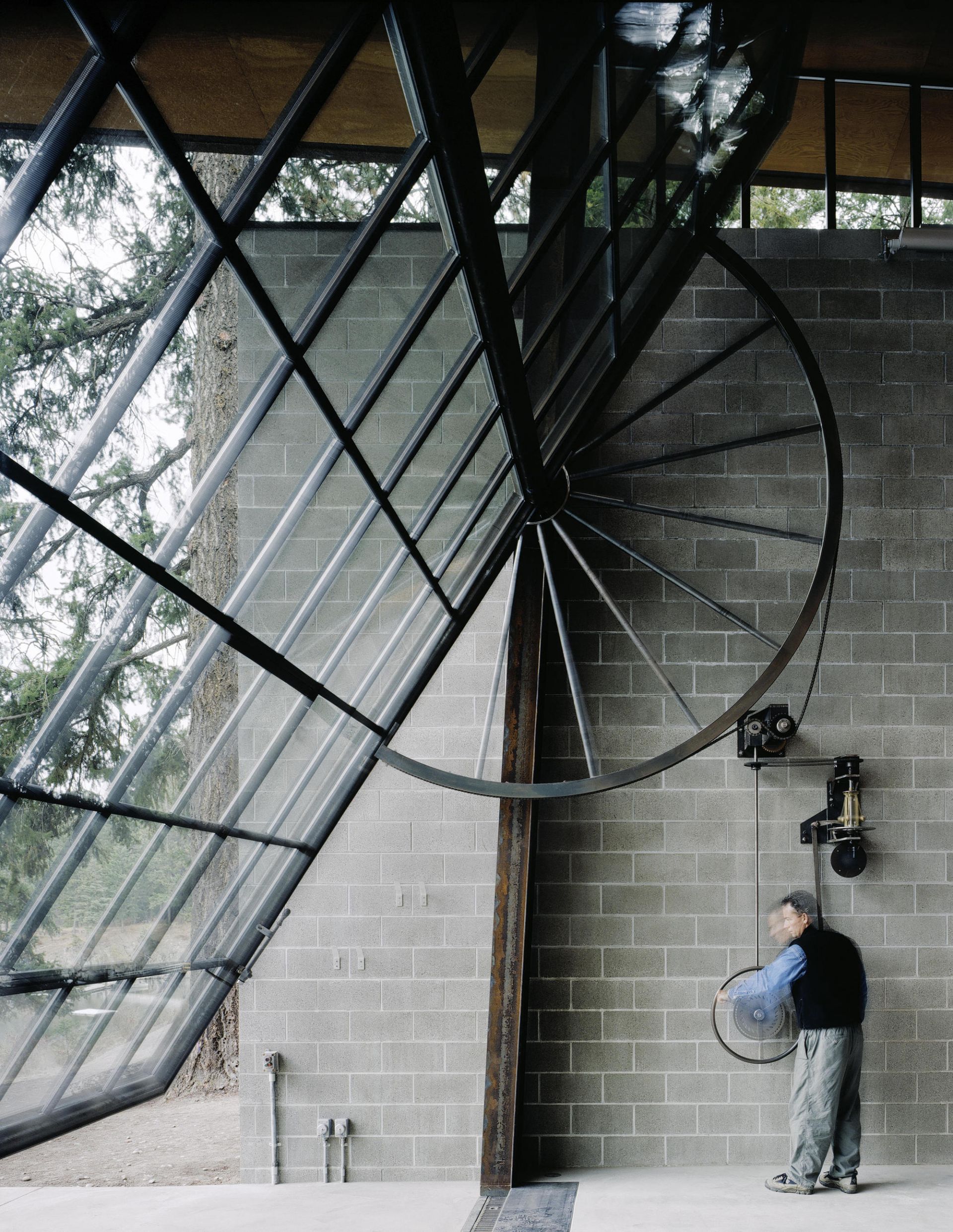 Chicken Point Cabin - Exterior at Night - modlar.com