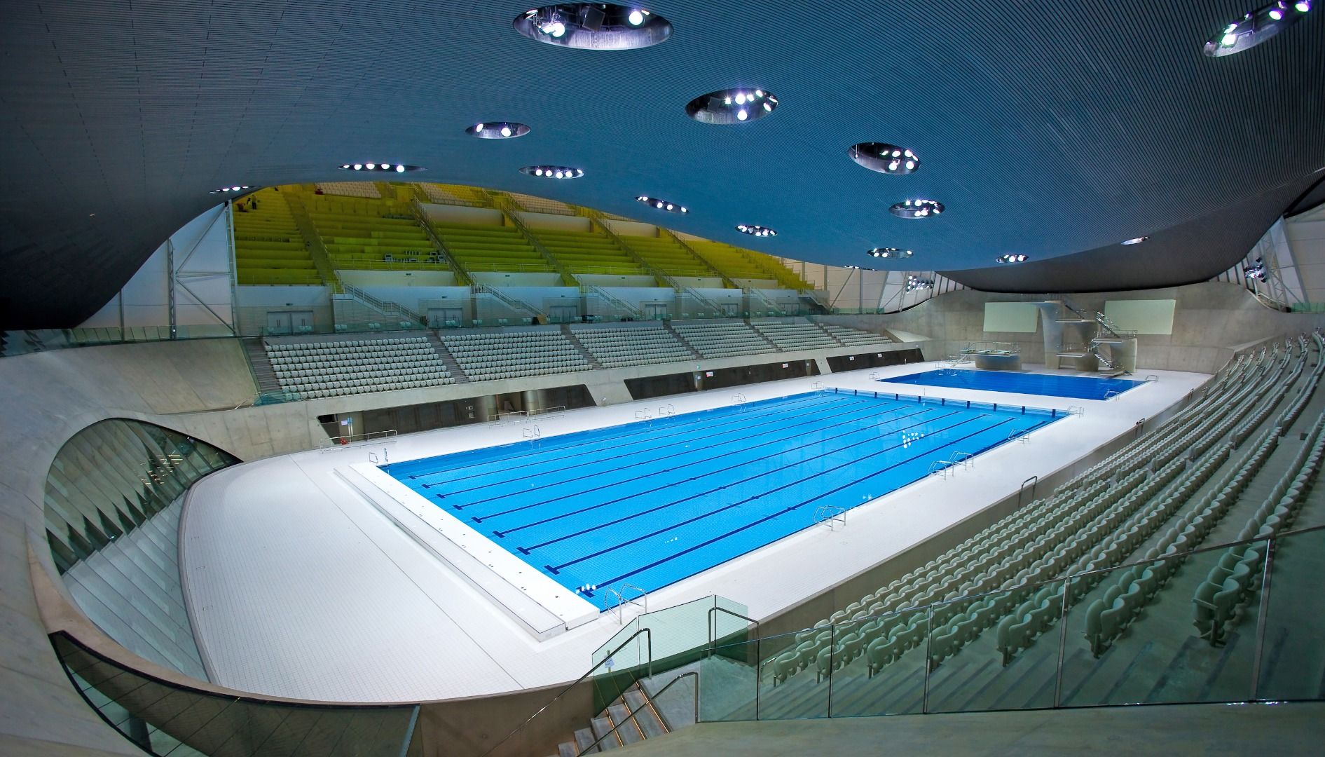 London Aquatics Centre - Interior/Pool - modlar.com