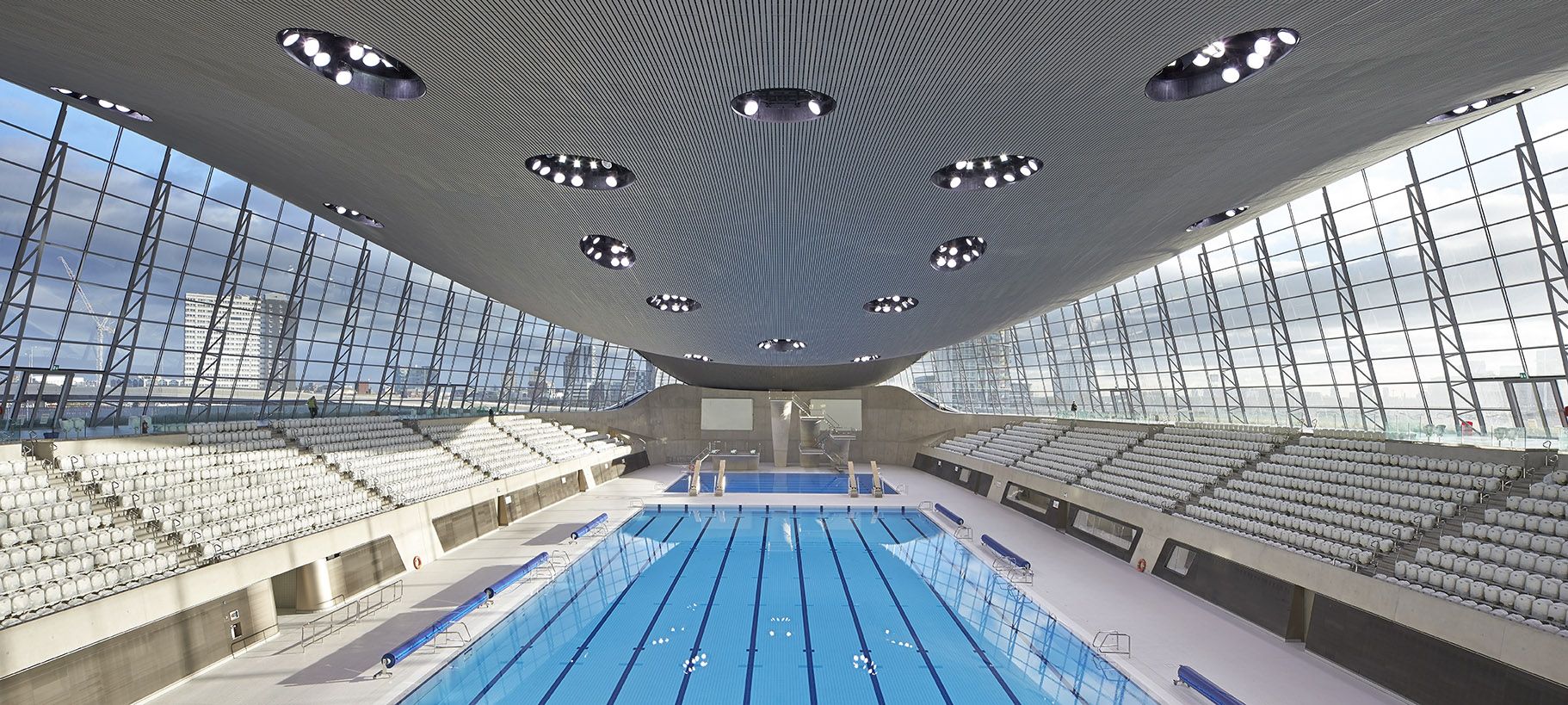 London Aquatics Centre - Exterior - modlar.com
