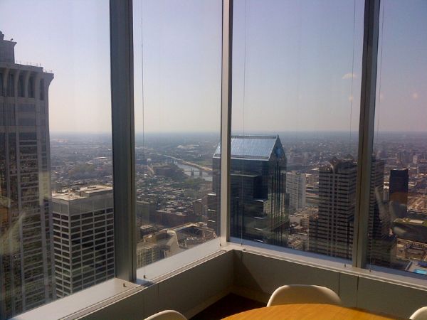 Comcast Center - Interior/View of the City - modlar.com