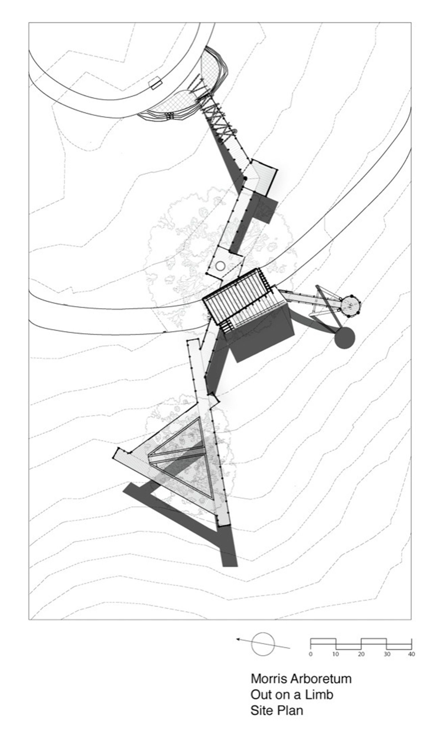 Morris Arboretum Tree Adventure - Site Plan - modlar.com