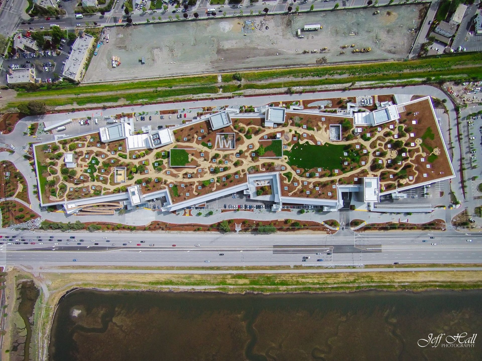 Facebook Headquarters - Bird's Eye View - modlar.com