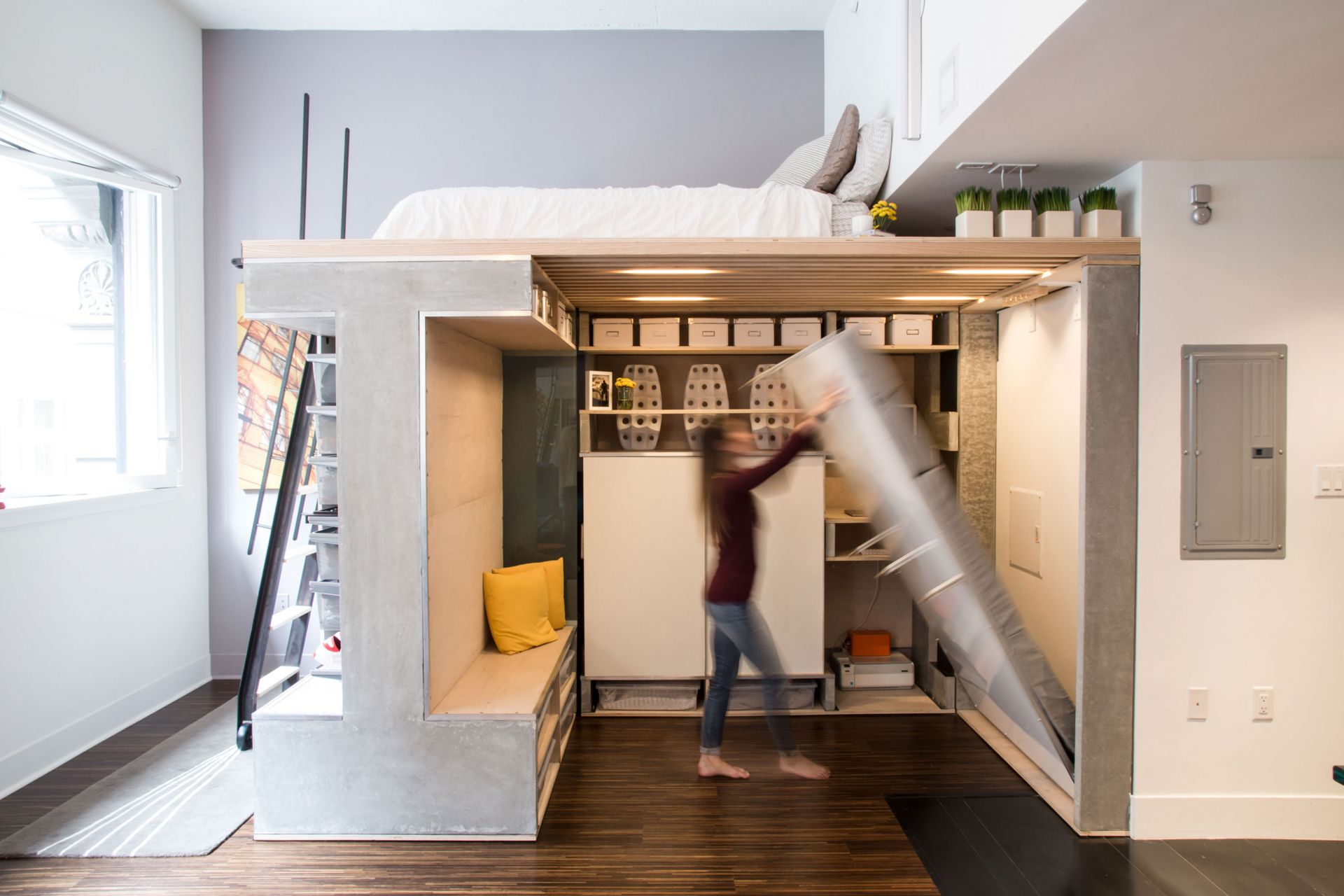 Domino Loft - Interior/Bed/Storage - modlar.com