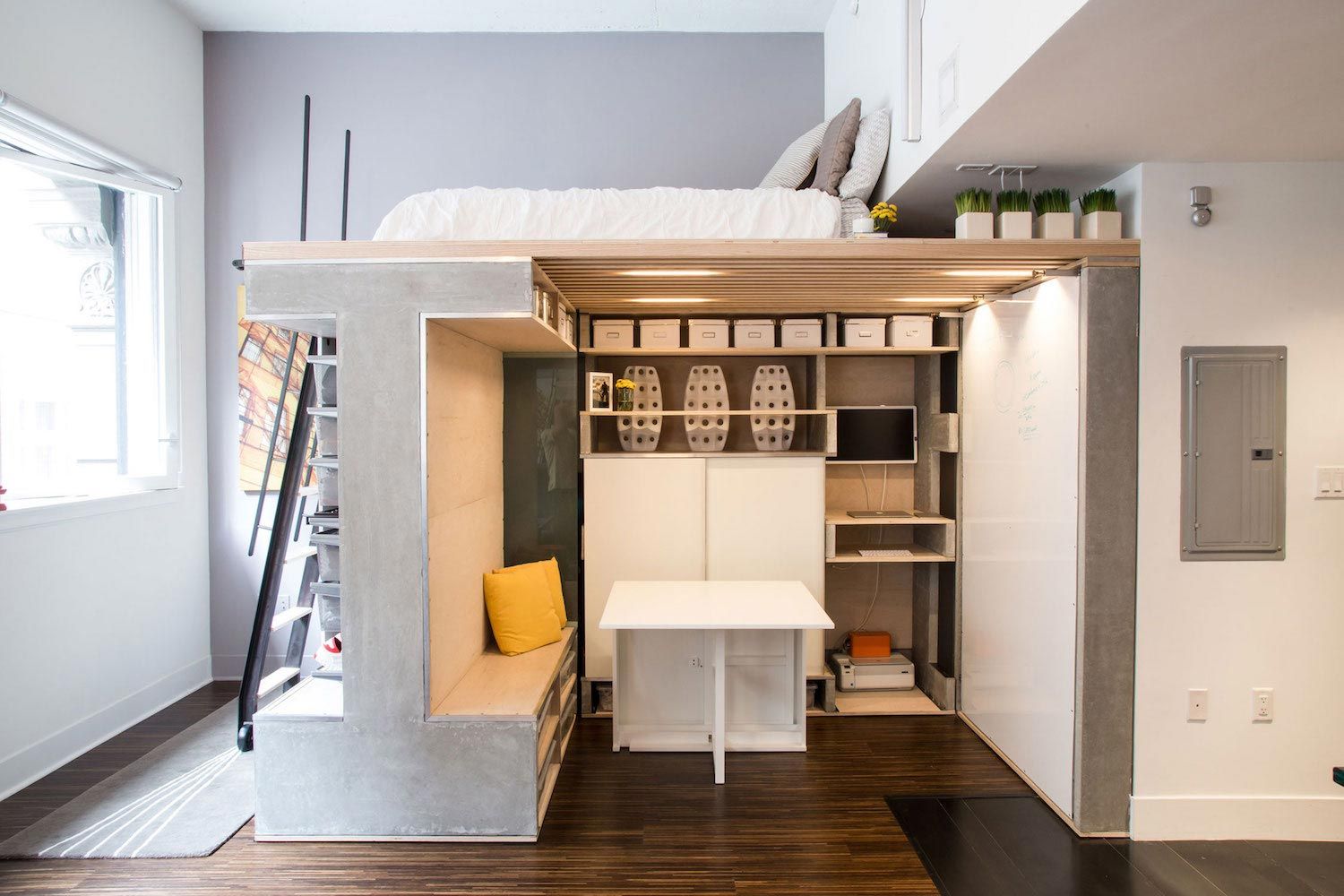 Domino Loft - Interior/Bed/Storage - modlar.com