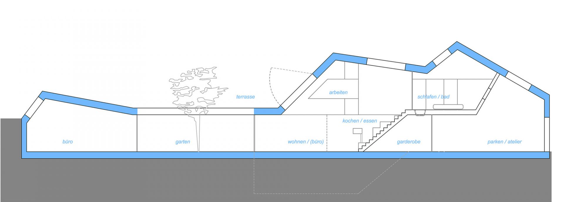 SU House - Interior/Lounge - modlar.com