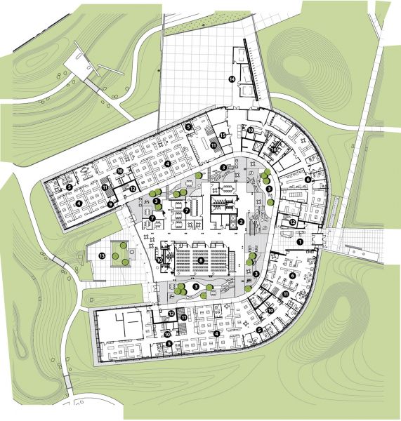 Federal Center South Building 1202 - Floor Plan - modlar.com