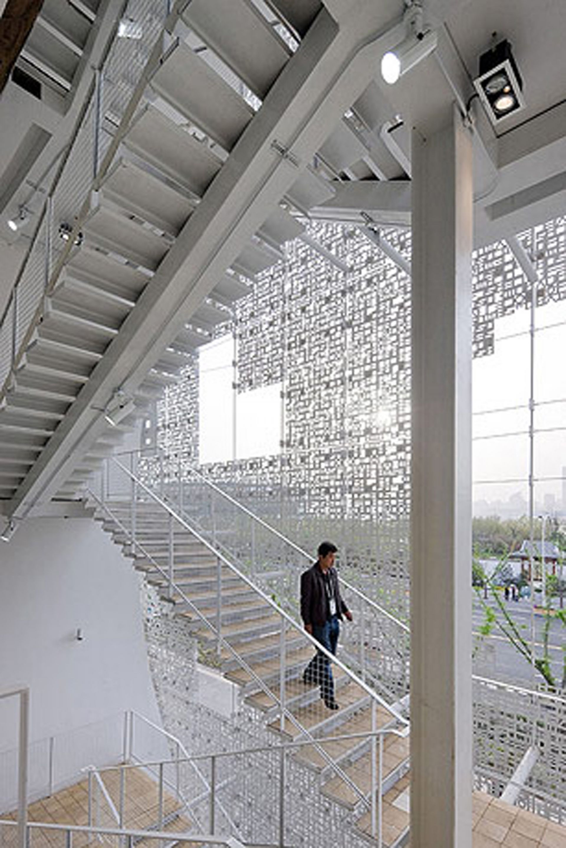 The Korean Pavilion at Shanghai World Expo 2010 - Interior/Stairs ...