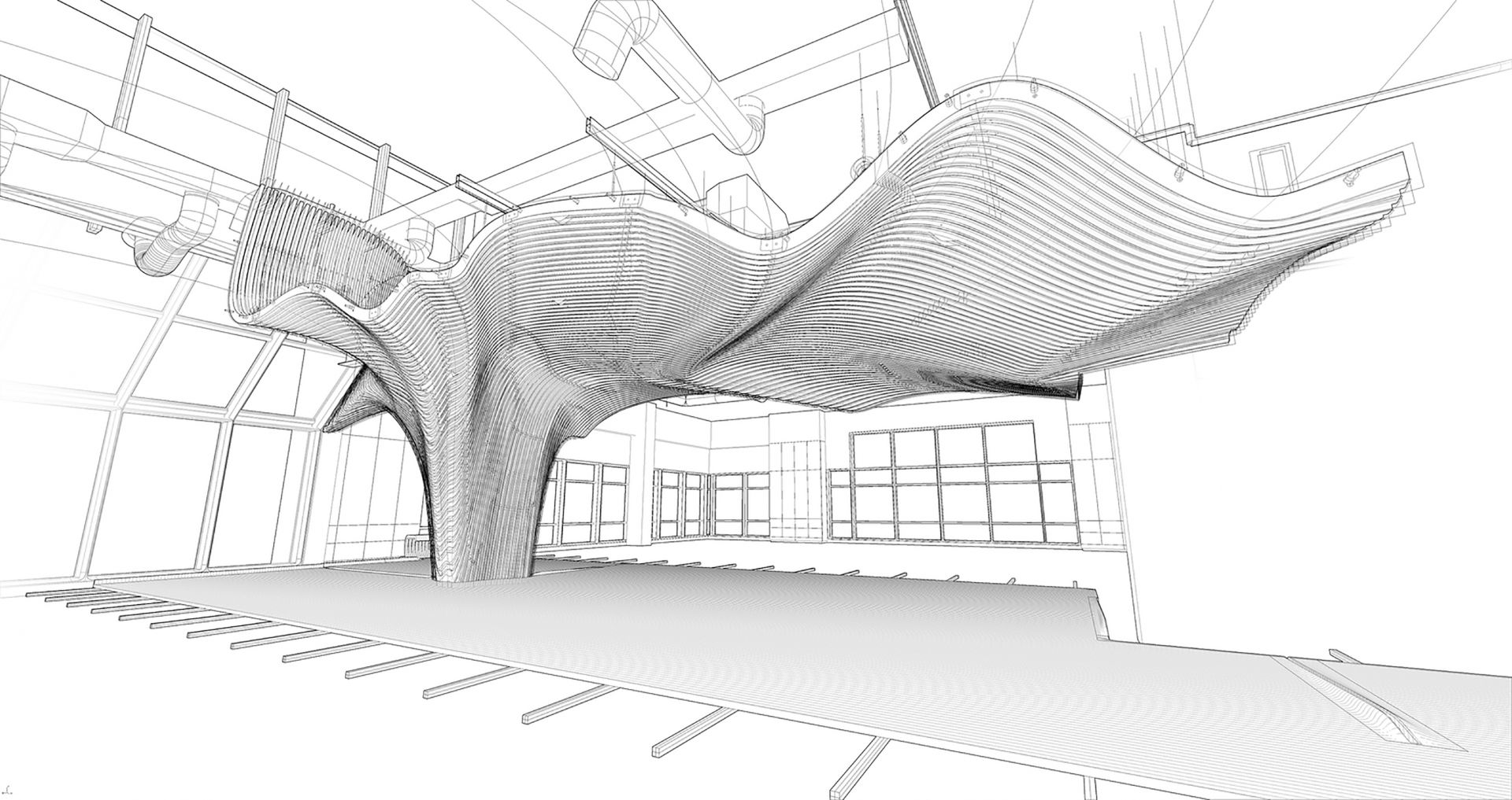 One Main Office Renovation - Concept Drawings - modlar.com