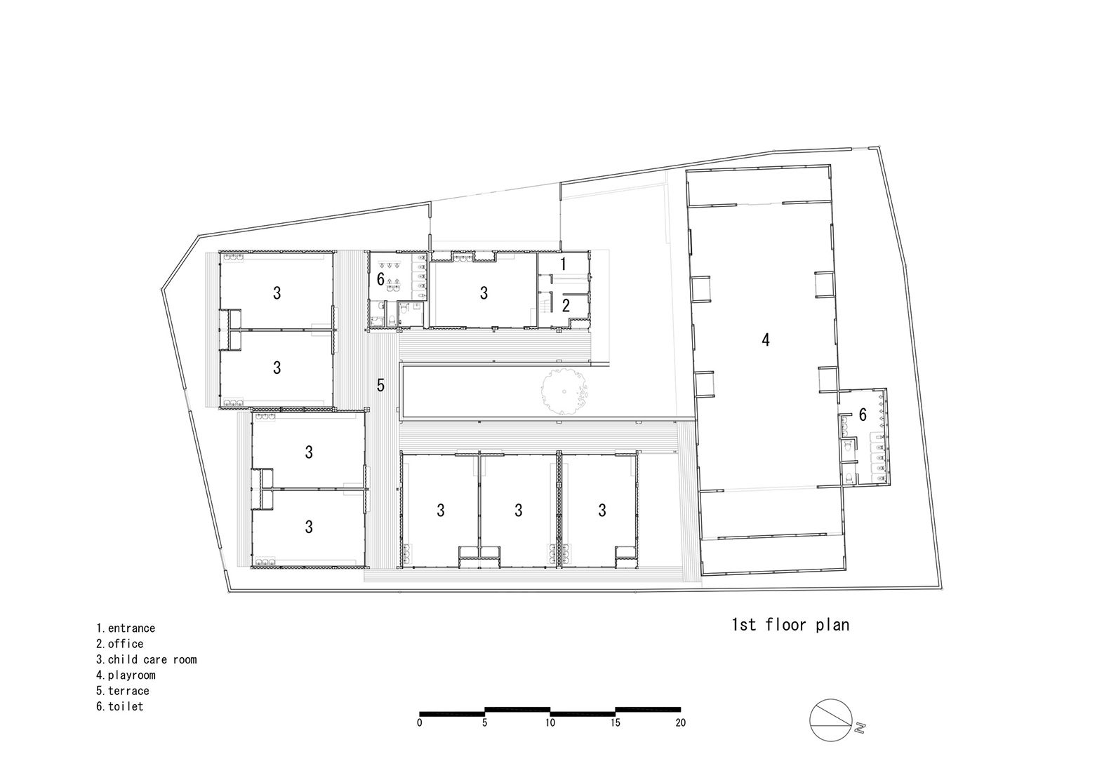 OA Kindergarten - Floor Plan - modlar.com