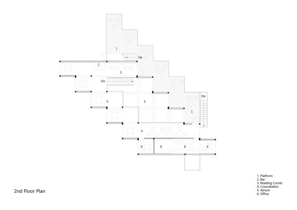 Container Stack Pavilion - Floor Plan - modlar.com