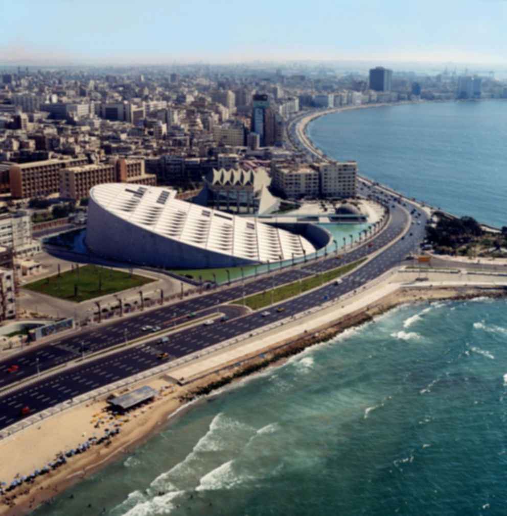Bibliotheca Alexandrina - Exterior - modlar.com
