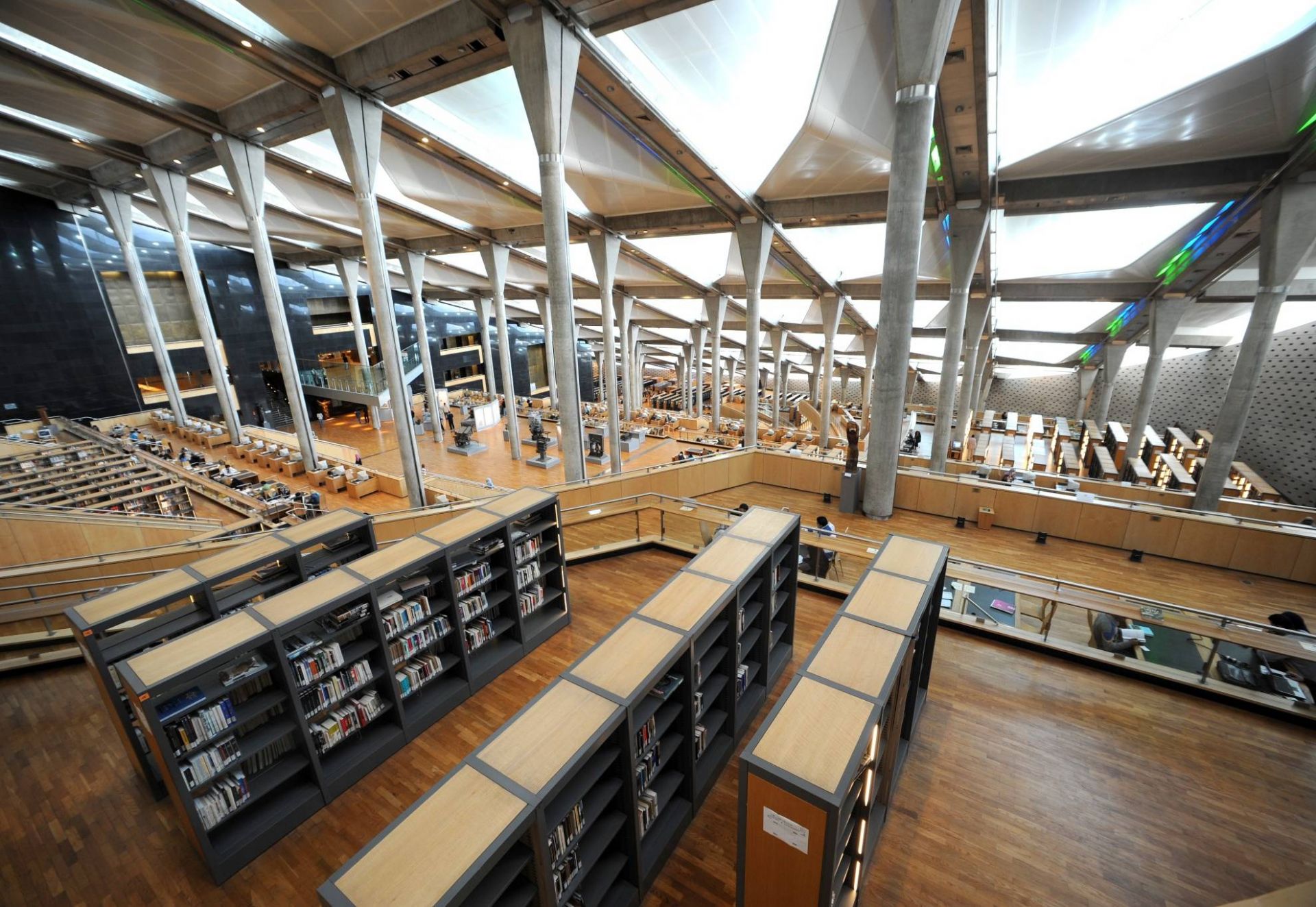 Bibliotheca Alexandrina - Exterior - modlar.com