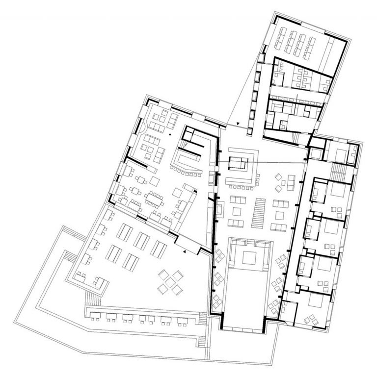 Chetzeron Hotel - floor plan - modlar.com