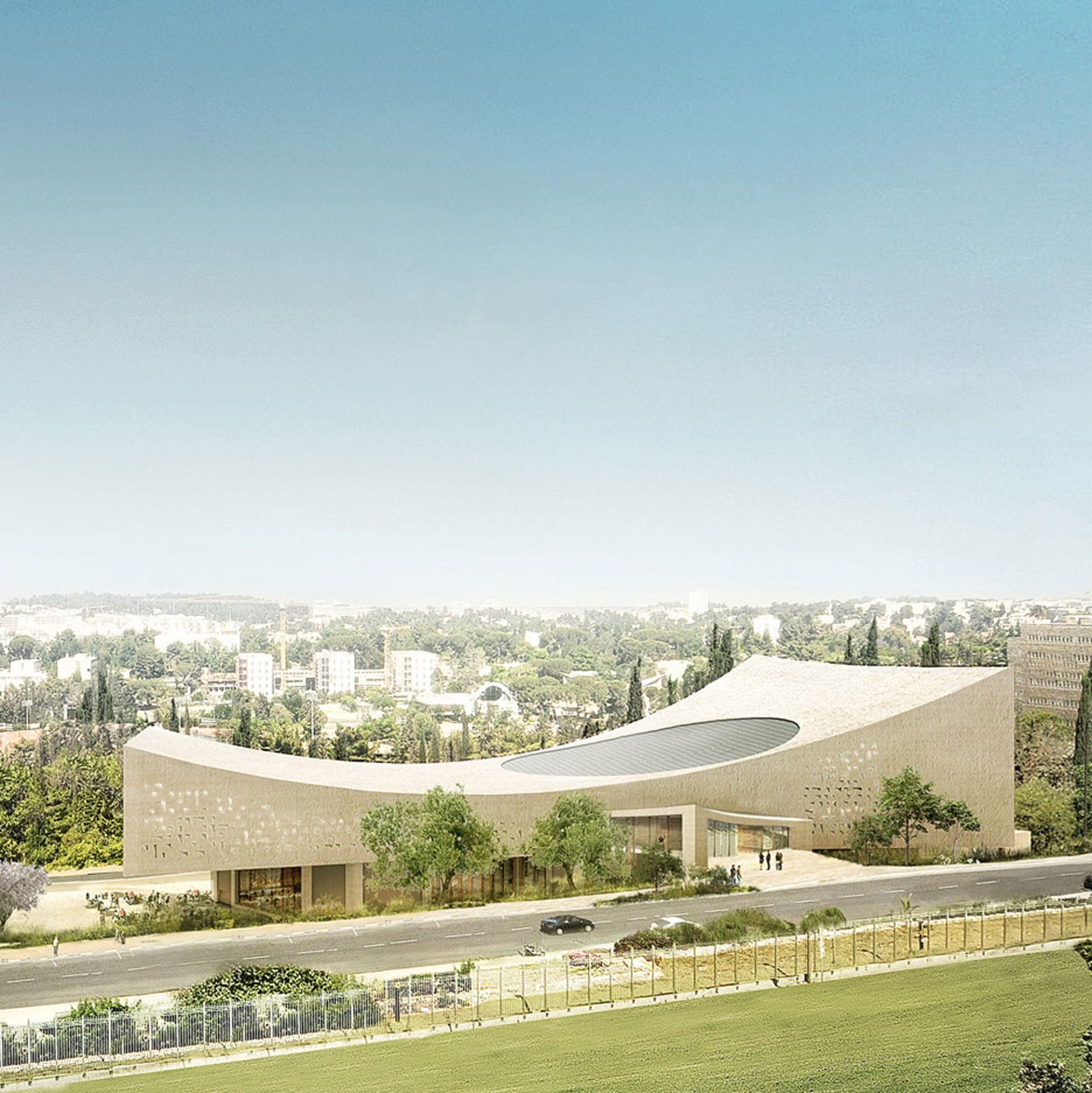 National Library of Israel - concept design - modlar.com