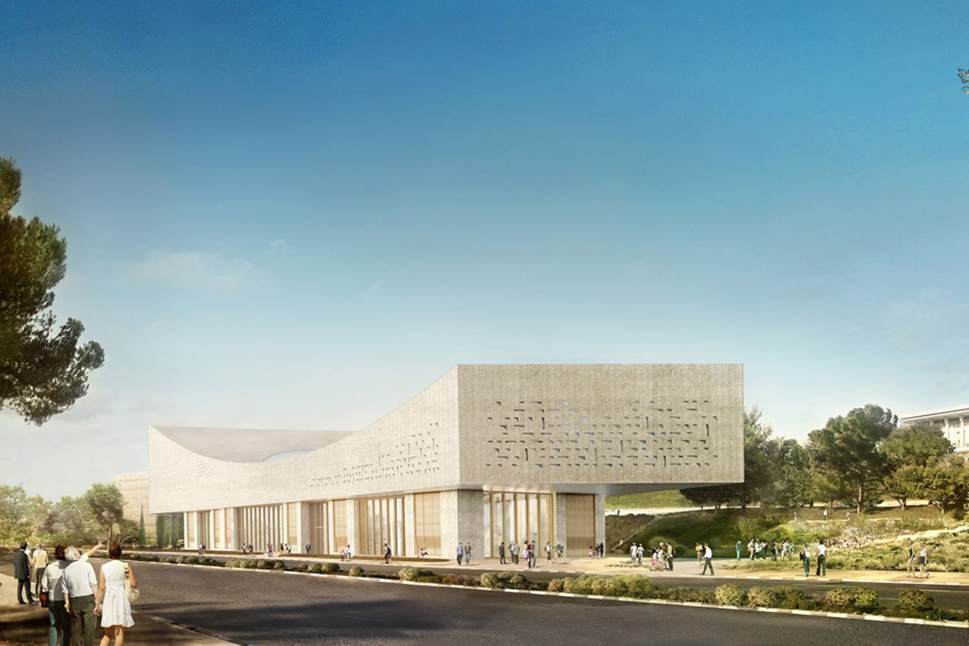 National Library of Israel - concept design - modlar.com