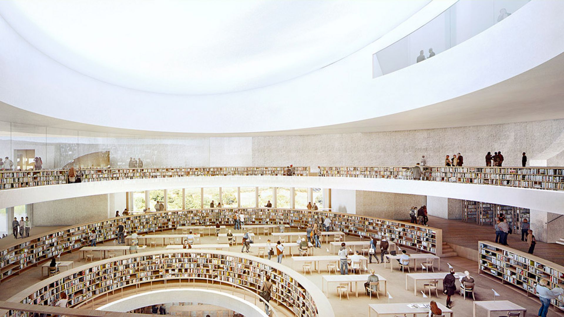 Vennesla Library - Interior - modlar.com