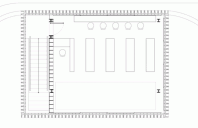 Bima Microlibrary - floor plan - modlar.com