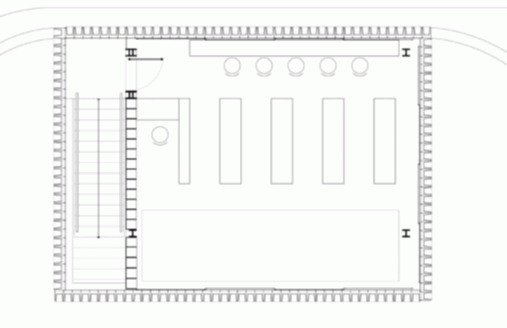 Bima Microlibrary - floor plan - modlar.com