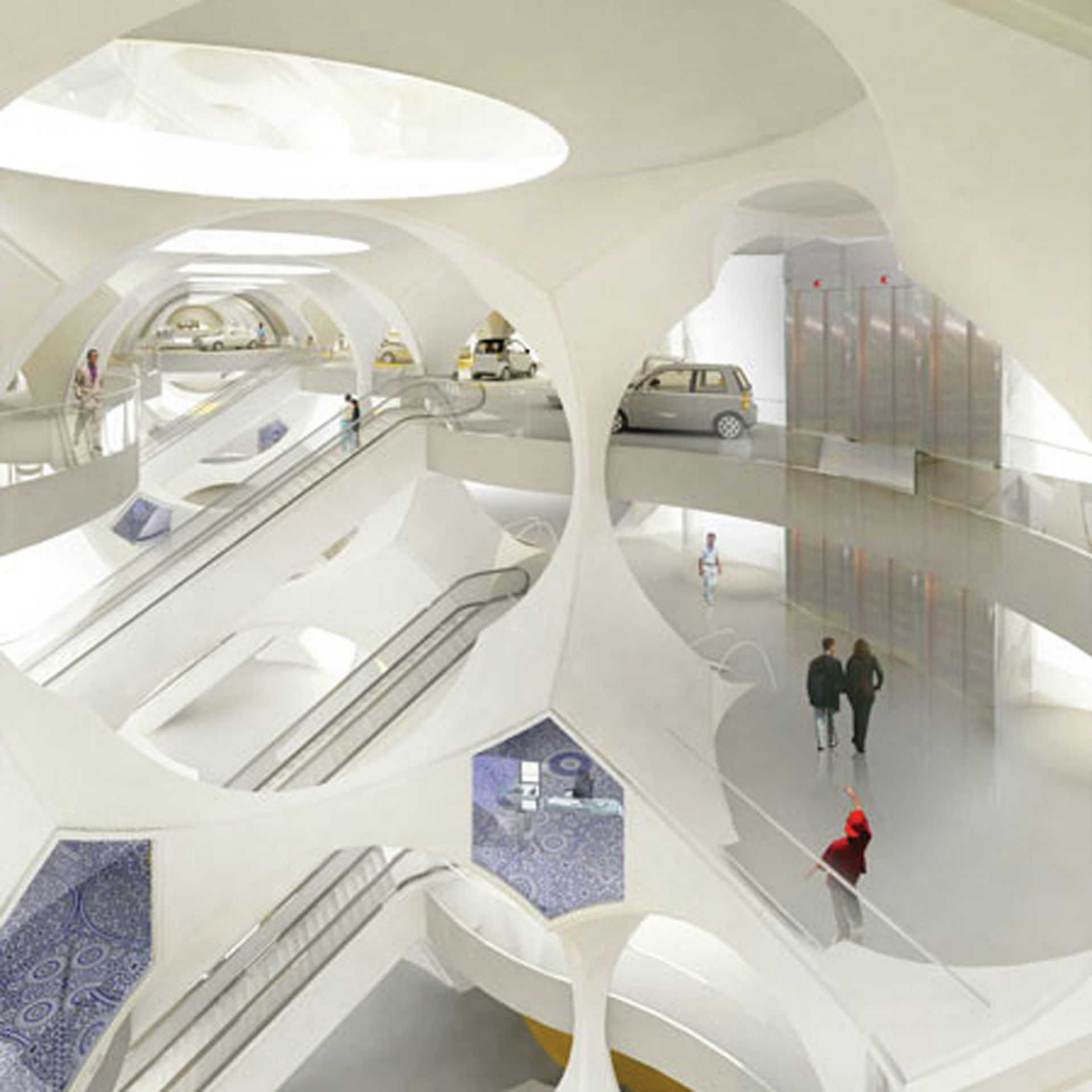 Auto Showroom and Leisure - concept design - modlar.com