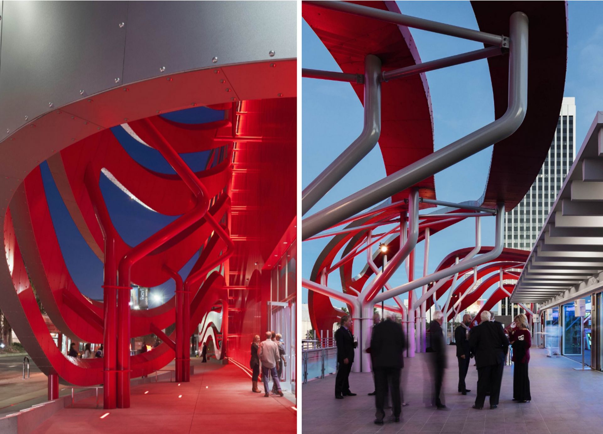 Petersen Automotive Museum - Entrance and Rooftop - modlar.com