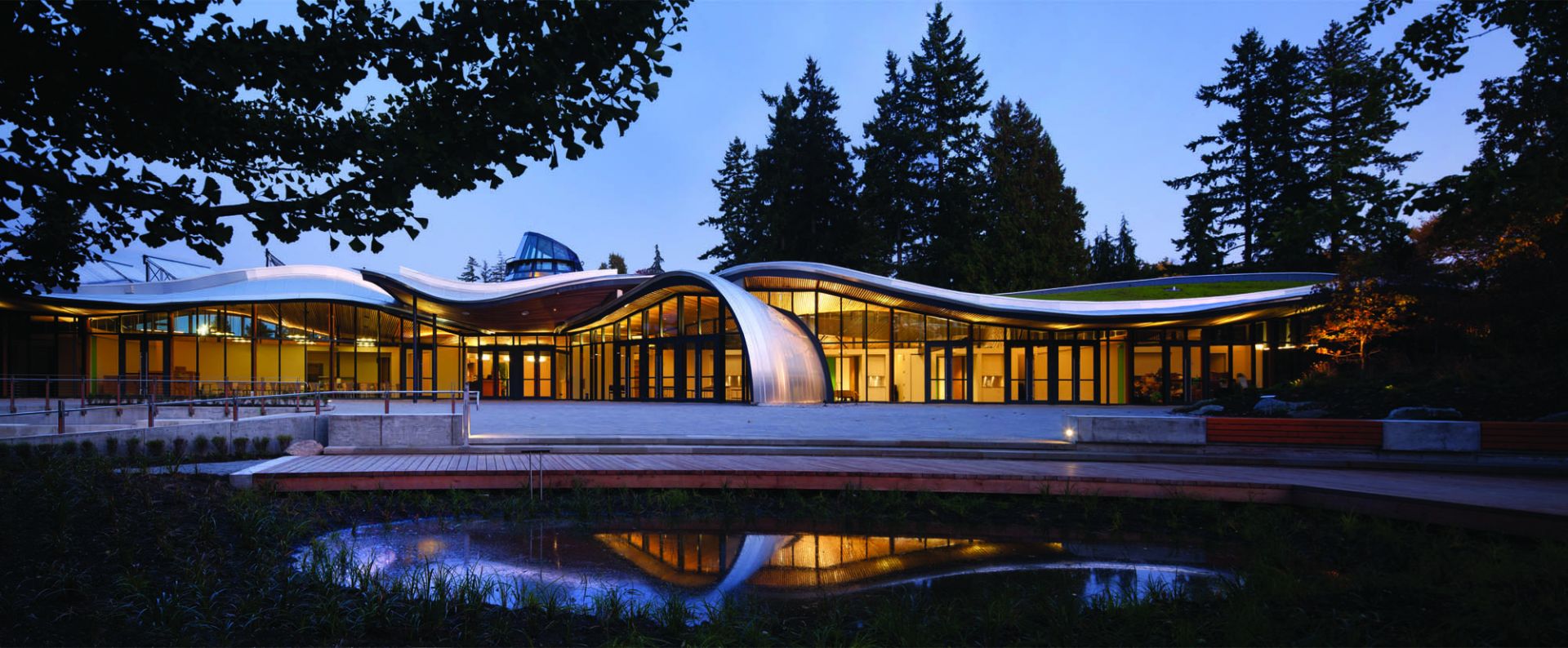 VanDusen Botanical Garden Visitor Centre - Exterior - modlar.com VanDusen Botanical Garden Visitor Centre - Exterior - modlar.com