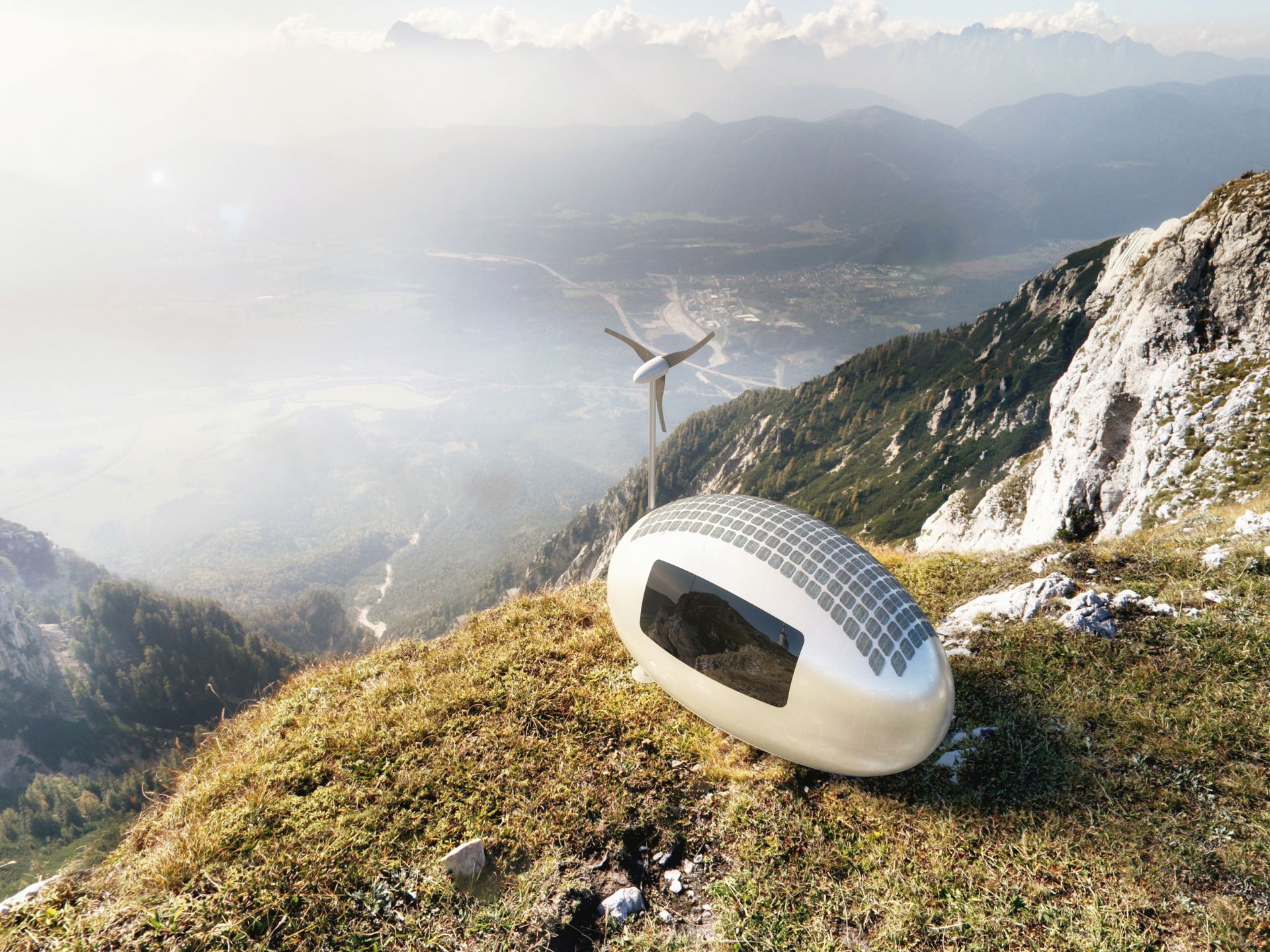 Ecocapsule - floor plan - modlar.com