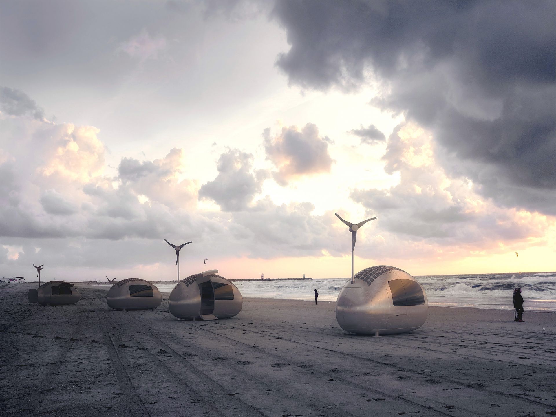 Ecocapsule - floor plan - modlar.com