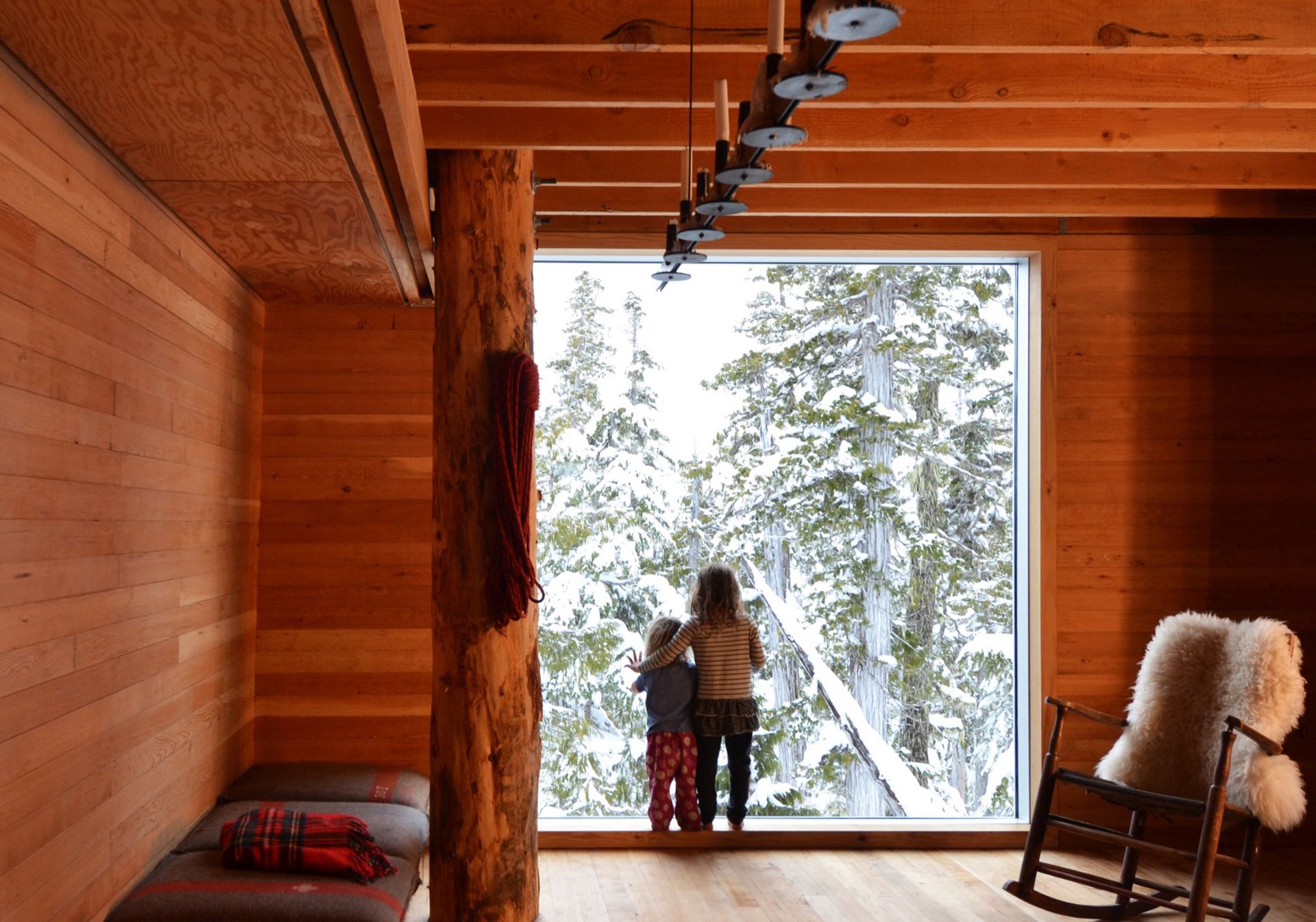 Alpine Cabin - interior/lounge - modlar.com