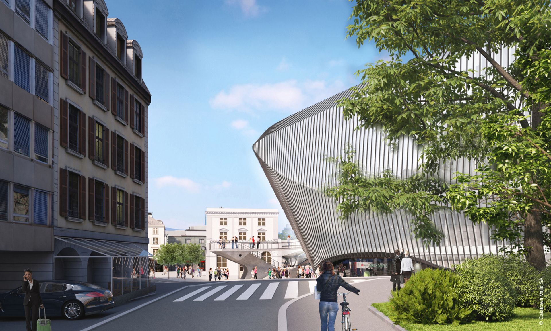 Zurich Office Block - concept design - modlar.com