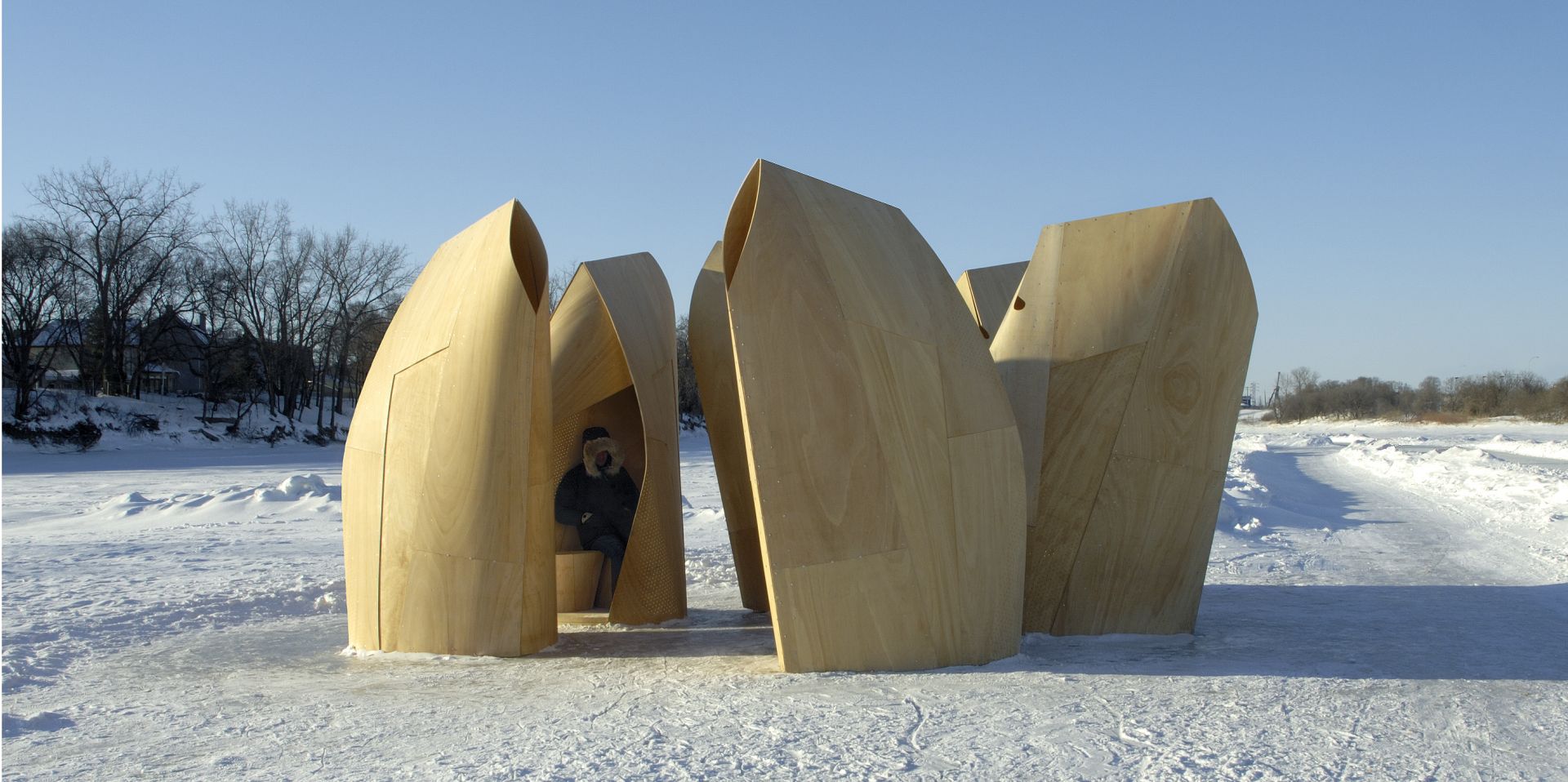 Patkau Warming Huts - Exterior - modlar.com