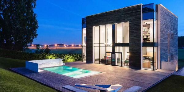 "A" House - Exterior/Pool - modlar.com