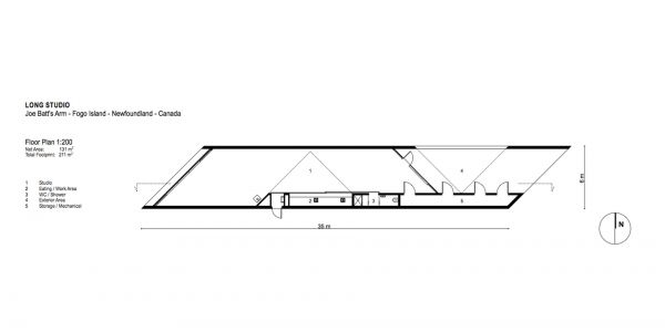 The Fogo Long Studio - Floor Plan - modlar.com