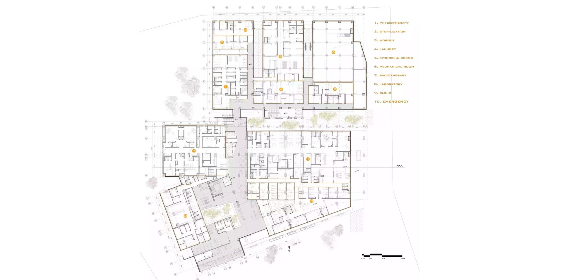 Pars Hospital - Floor Plan - modlar.com