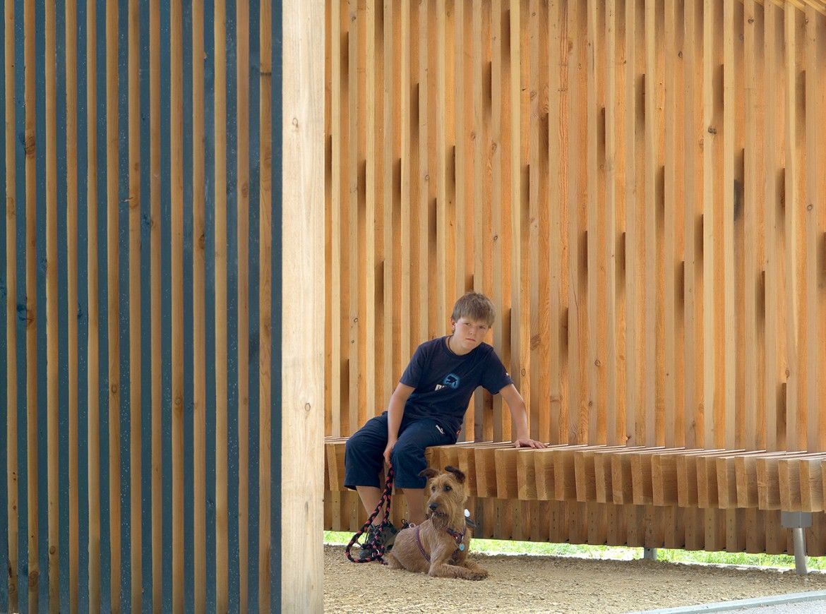 Container Stack Pavilion - Exterior - modlar.com