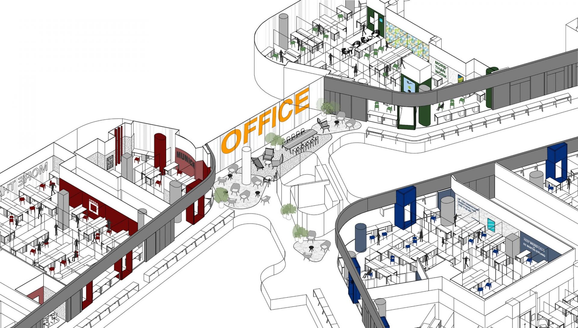 One Main Office Renovation - Wooden Roof - modlar.com