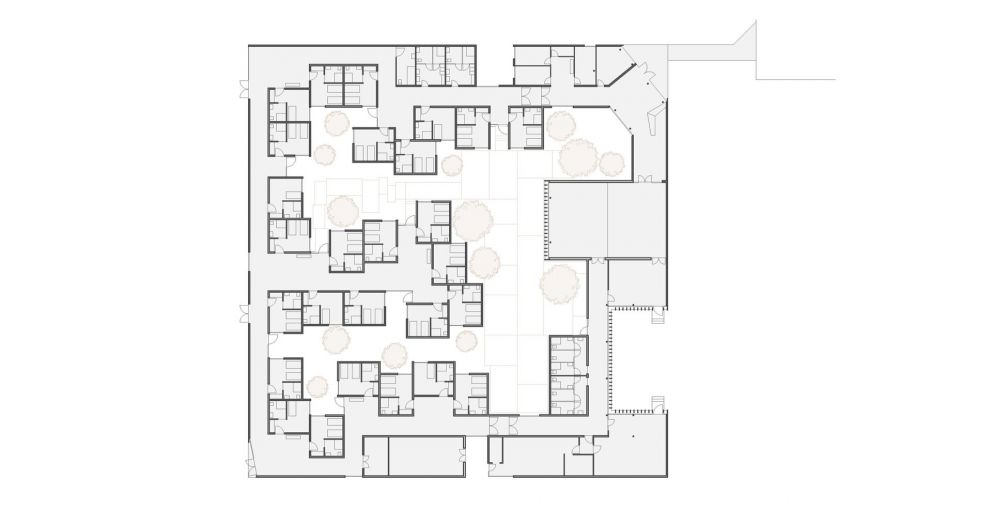 Housing for the Elderly - floor plan - modlar.com