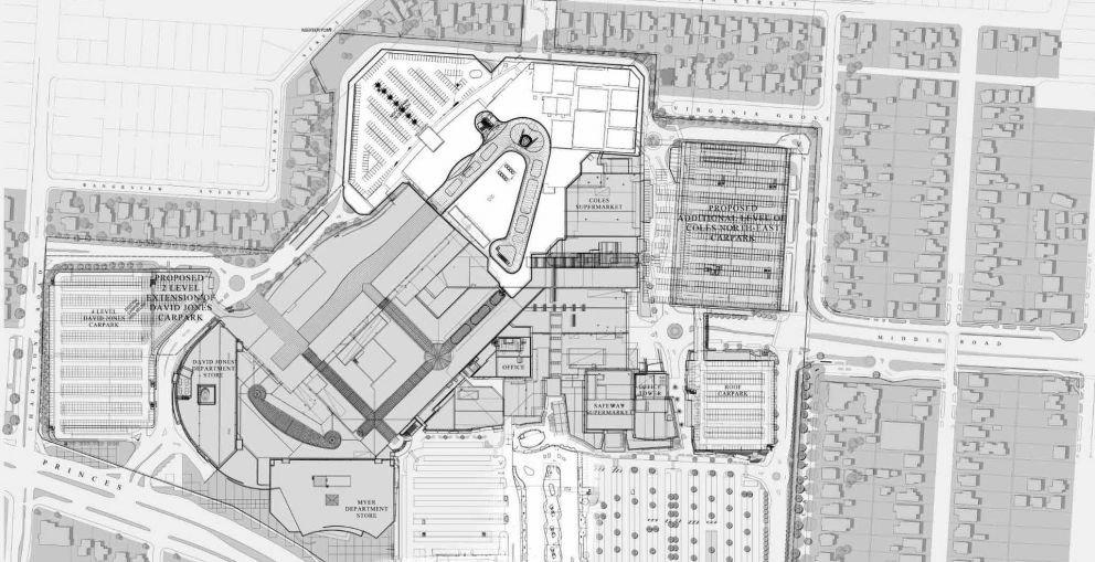Chadstone Shopping Center - site plan - modlar.com