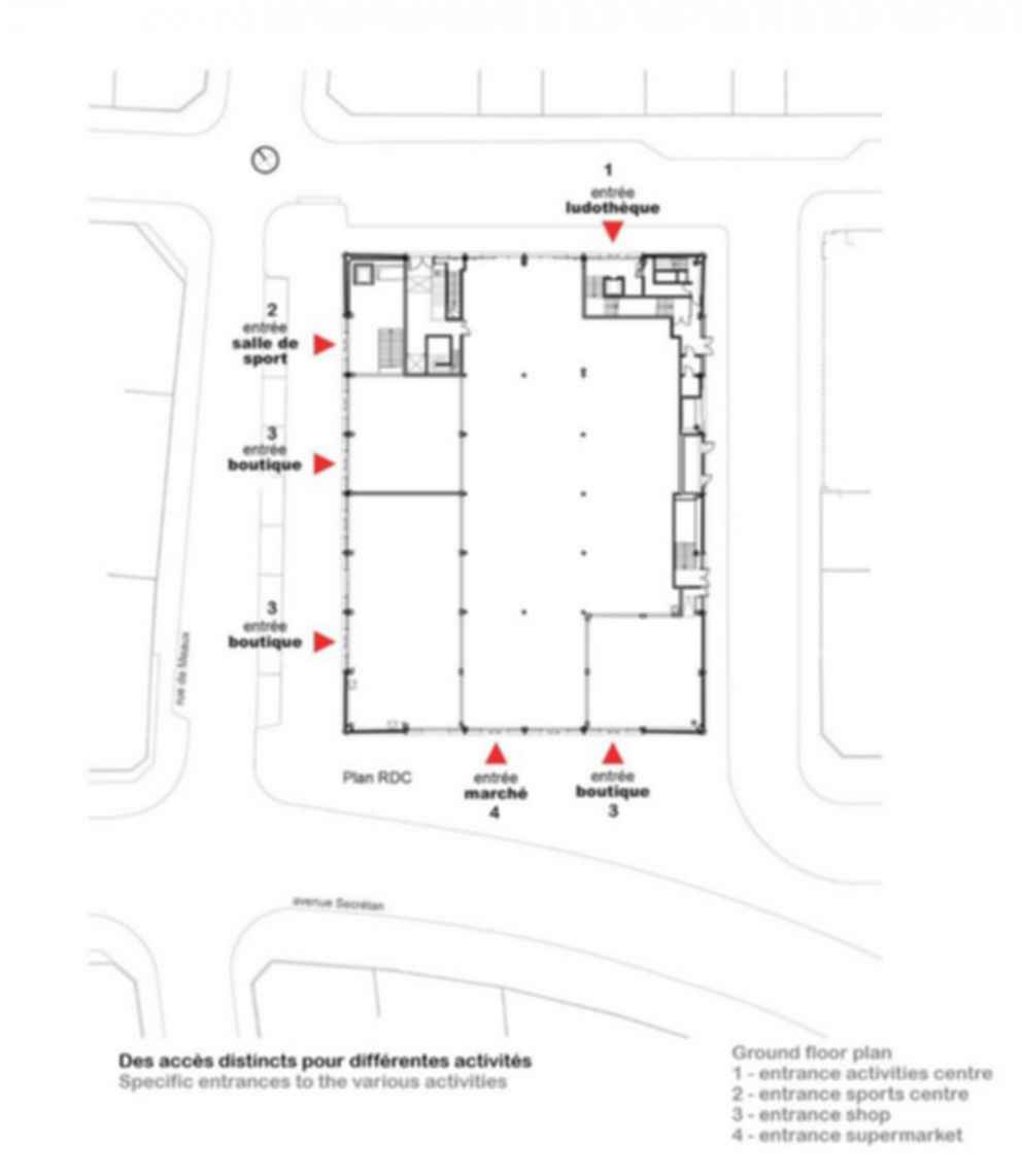 Secretan Covered Market - floor plan - modlar.com