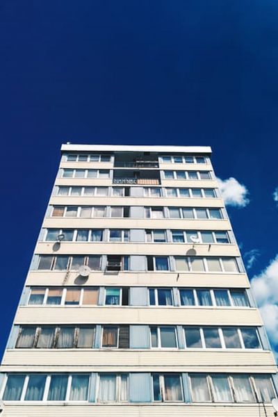 Outdated modern apartment building - modlar.com