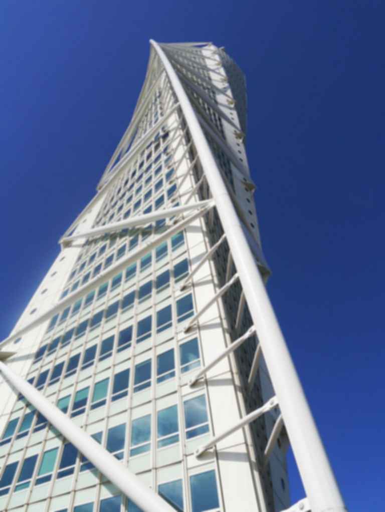 Turning Torso - Structure Detail with Beams - modlar.com