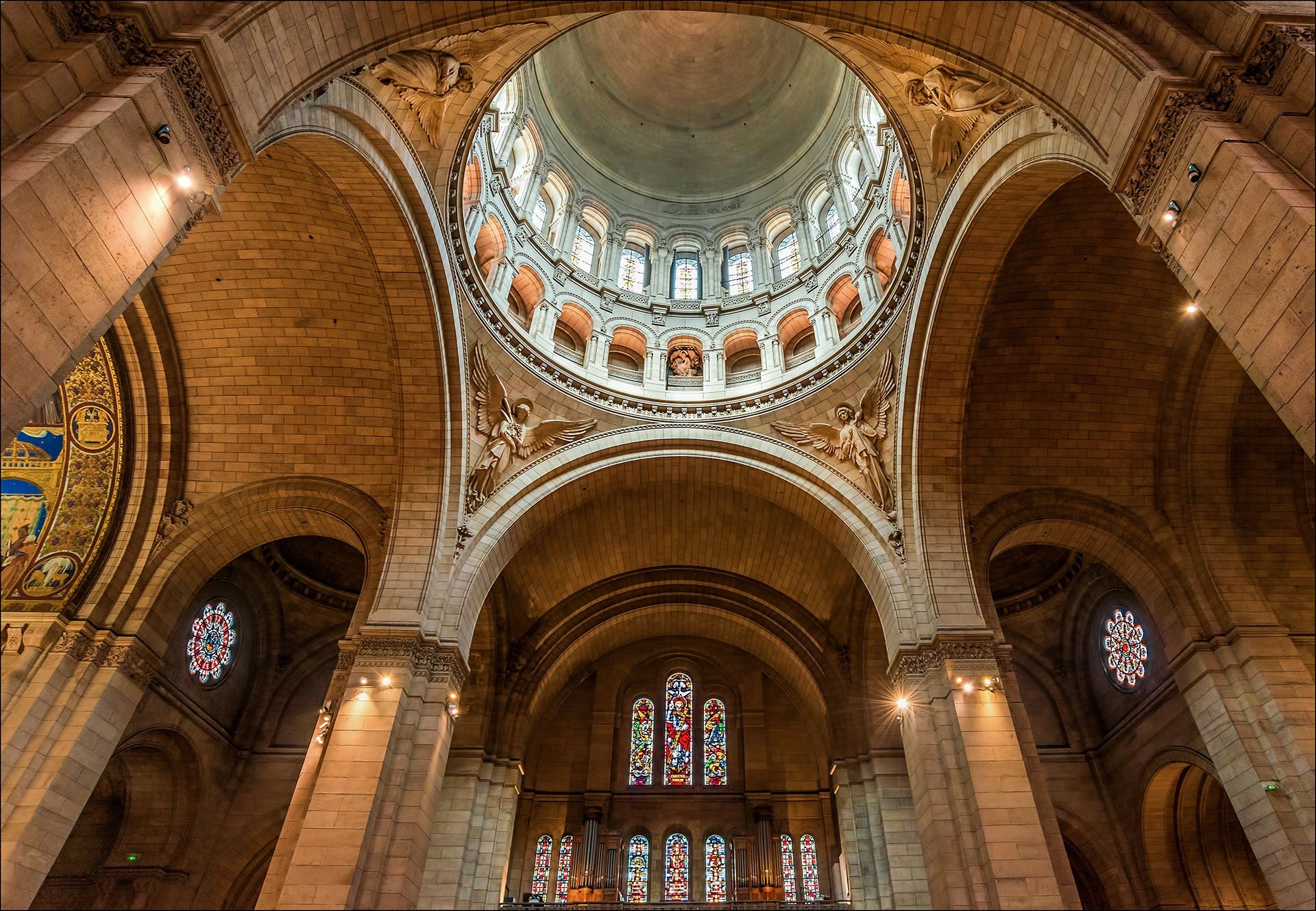 Sacre-Coeur Basilica - Interior Dome Ceiling - modlar.com