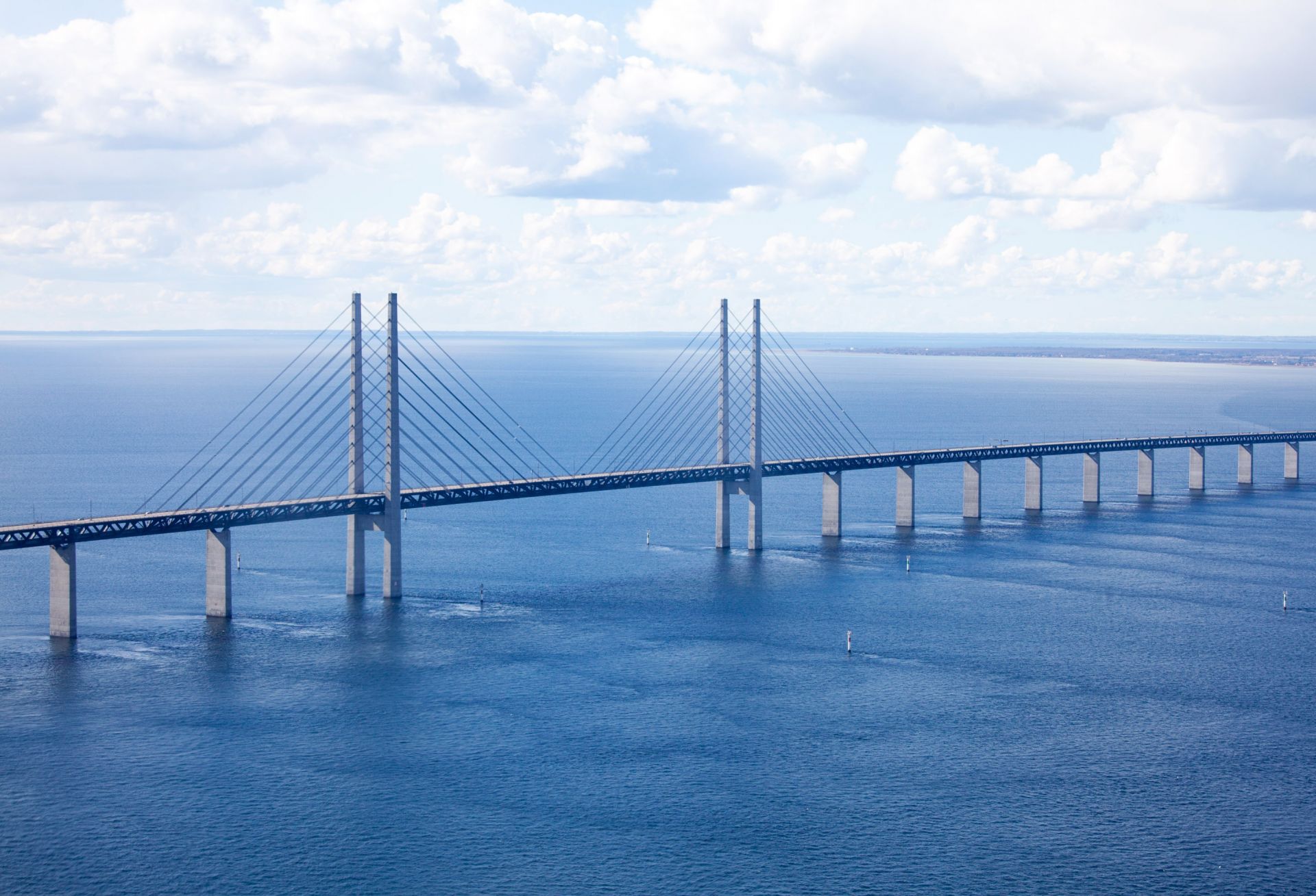 Oresund Bridge - Bird's Eye View - modlar.com