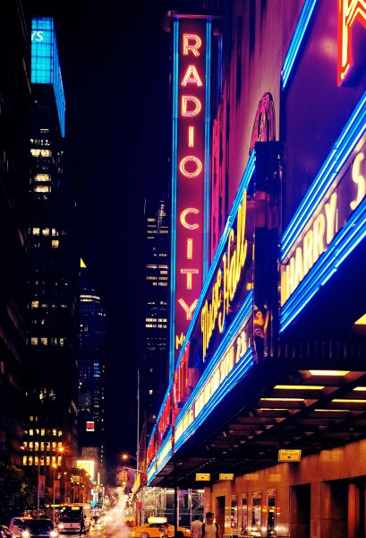 Radio City Music Hall - Sign - modlar.com